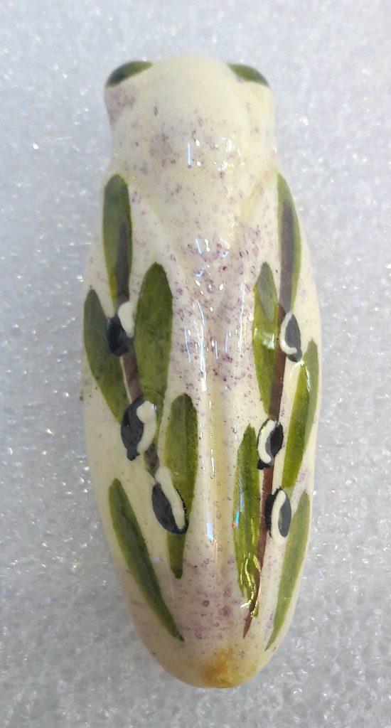 Cigale artisanale décoration magnet en céramique peinte main | Boutique ...