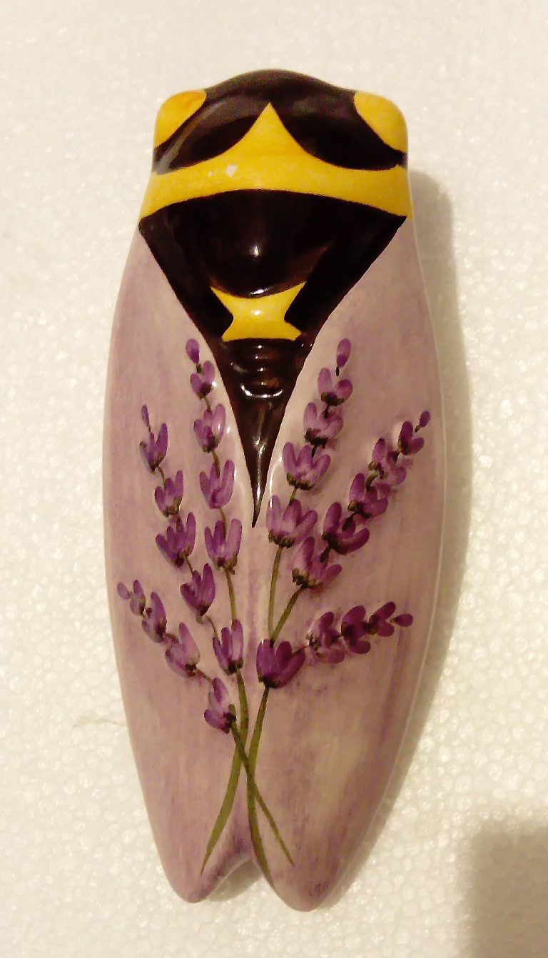 Cigale décoration en céramique moyen modèle peint main | Boutique ...