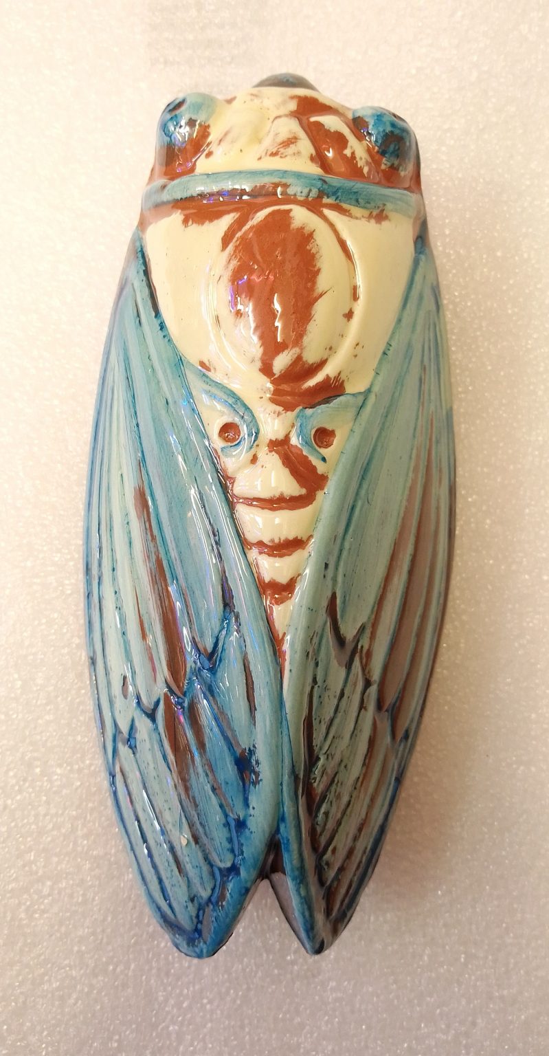 Cigale fabrication française en céramique moyen modèle 19 cm peinte à ...