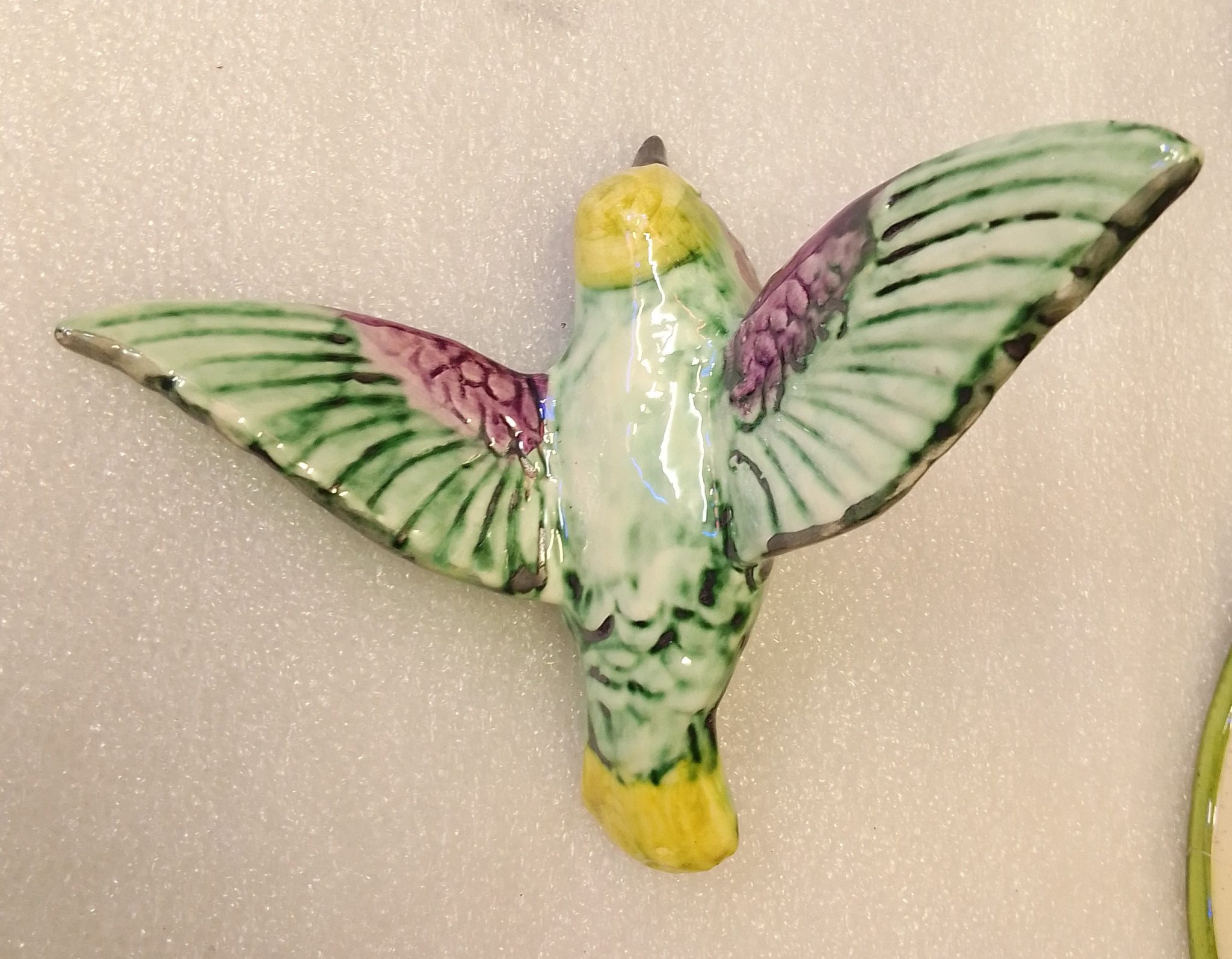 Oiseau colibri en céramique peint à la main | Boutique Idellia – Au ...