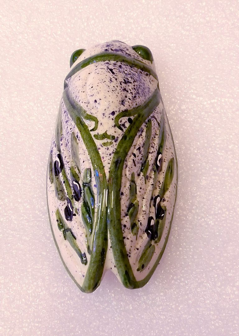 Cigale fabrication française en céramique très petit modèle a poser ou ...